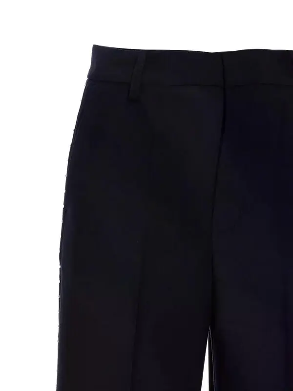 Zadig&Voltaire Crystal-embellished Trousers - Blue
