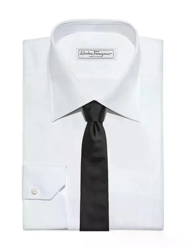 FERRAGAMO Patterned Jacquard Silk Tie