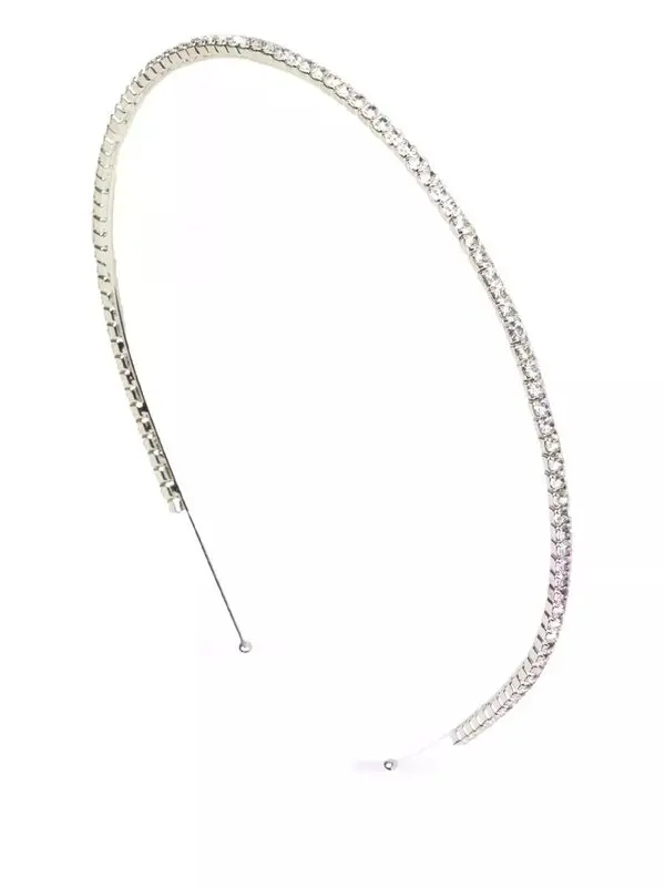 JENNIFER BEHR Crystal-embellished Headband - Silver