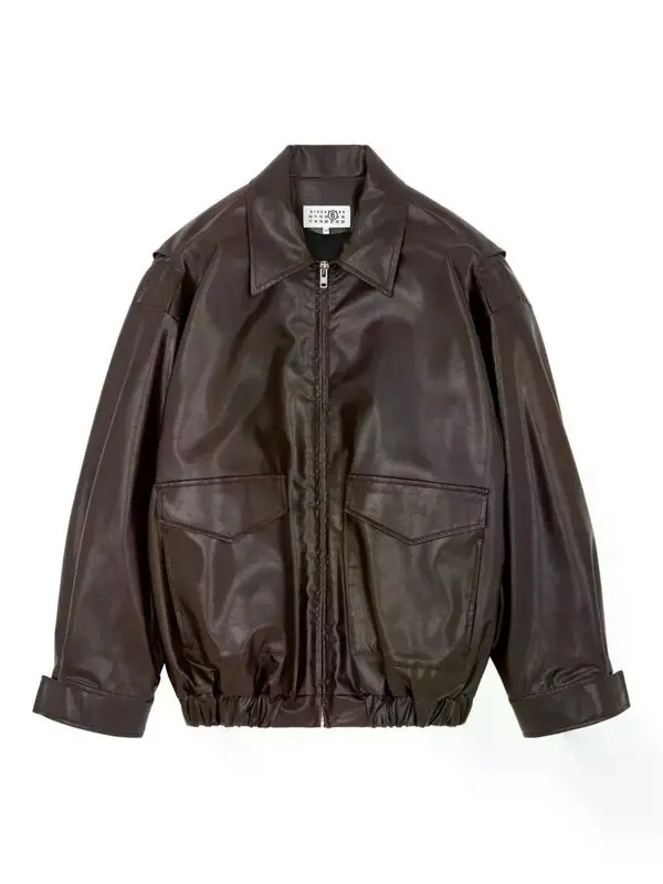 MAISON MARGIELA Pocket-detail Bomber Jacket - Red