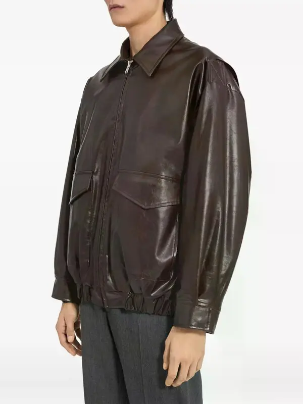 MAISON MARGIELA Pocket-detail Bomber Jacket - Red