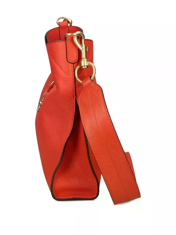 See By Chloé Joan Leather Ring-detail Shoulder Bag - Orange