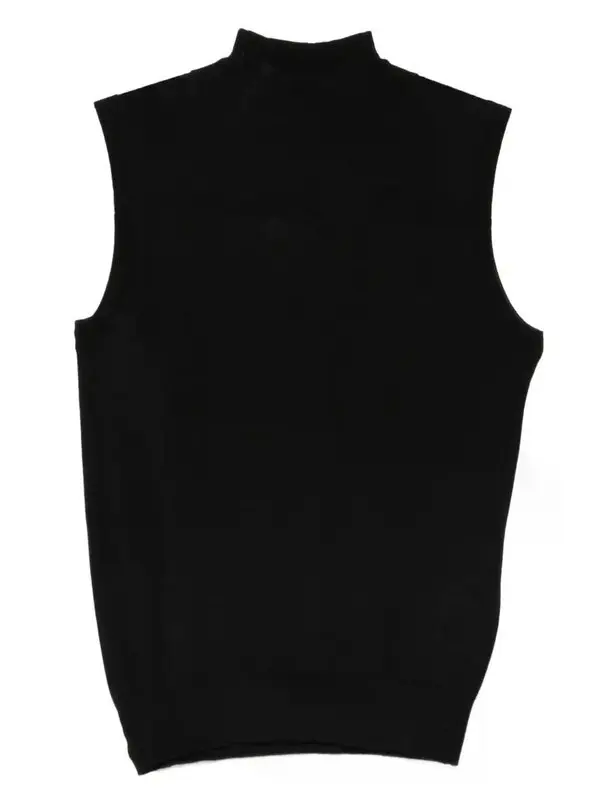 Max Mara High-neck Sleeveless Top - Black