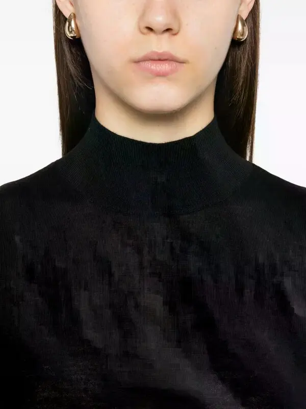 Max Mara High-neck Sleeveless Top - Black