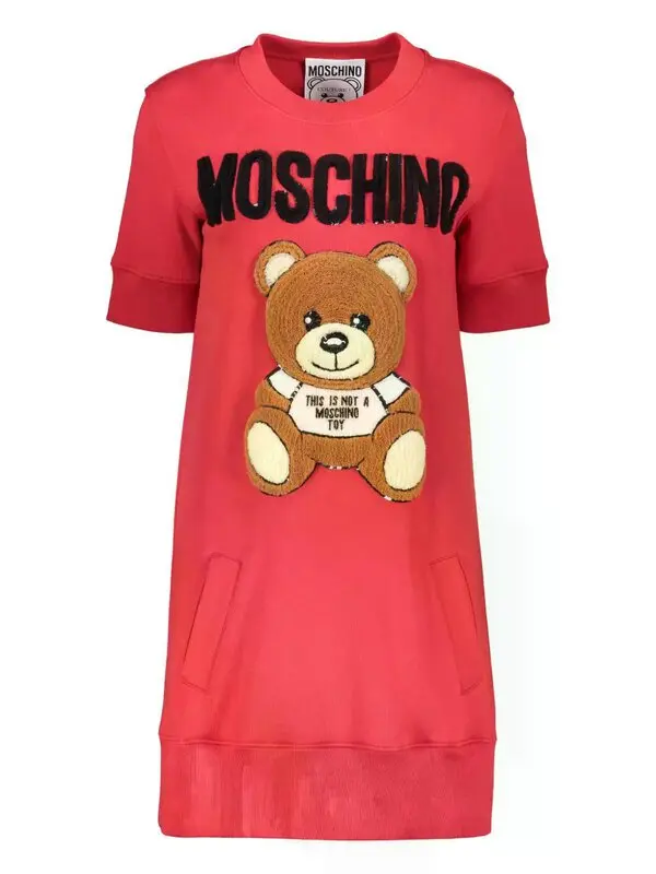 Moschino Appliqué T-shirt Dress