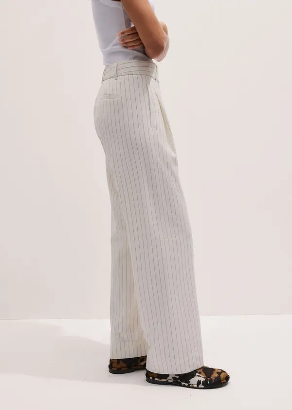 ME+EM Pinstripe Tapered Trouser