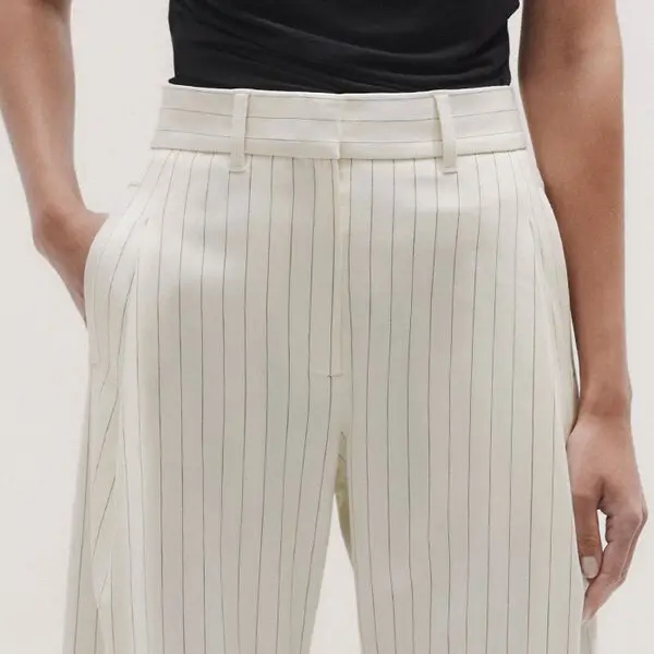 ME+EM Pinstripe Tapered Trouser