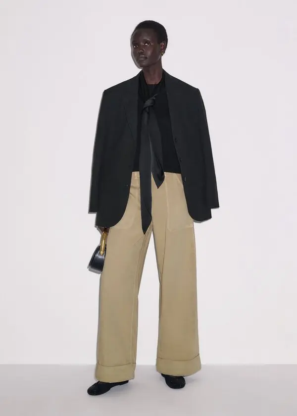 ME+EM Cashmere Baby Tee - Black