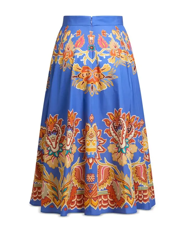 Etro Printed Midi Skirt