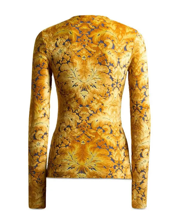 Etro Printed Long Sleeve Top
