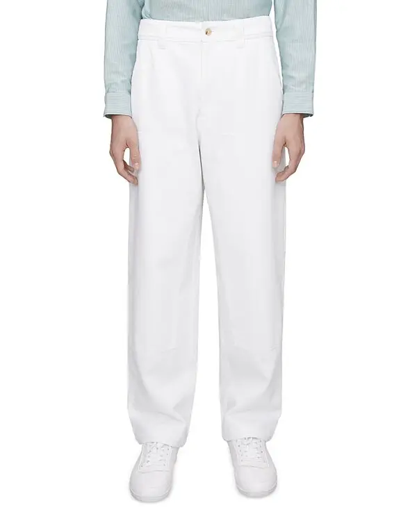 A.p.c. Jean Gustav Relaxed Fit Pants - Blanc