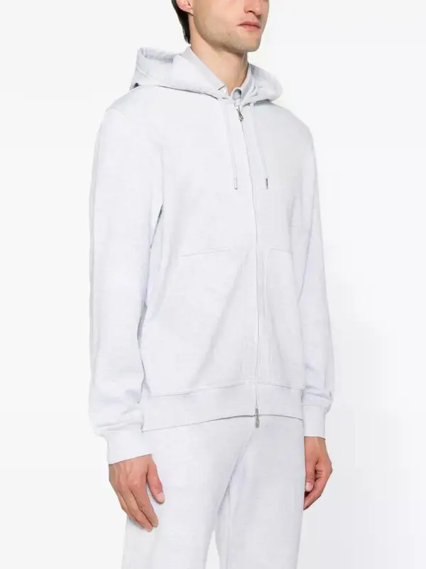 Brunello Cucinelli Zip-up Hoodie - Grey