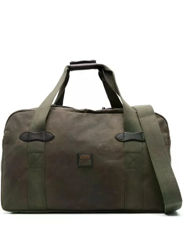 Filson Distressed-finish Cotton Holdall - Green