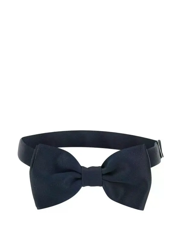 Tagliatore Satin Bow Tie - Blue
