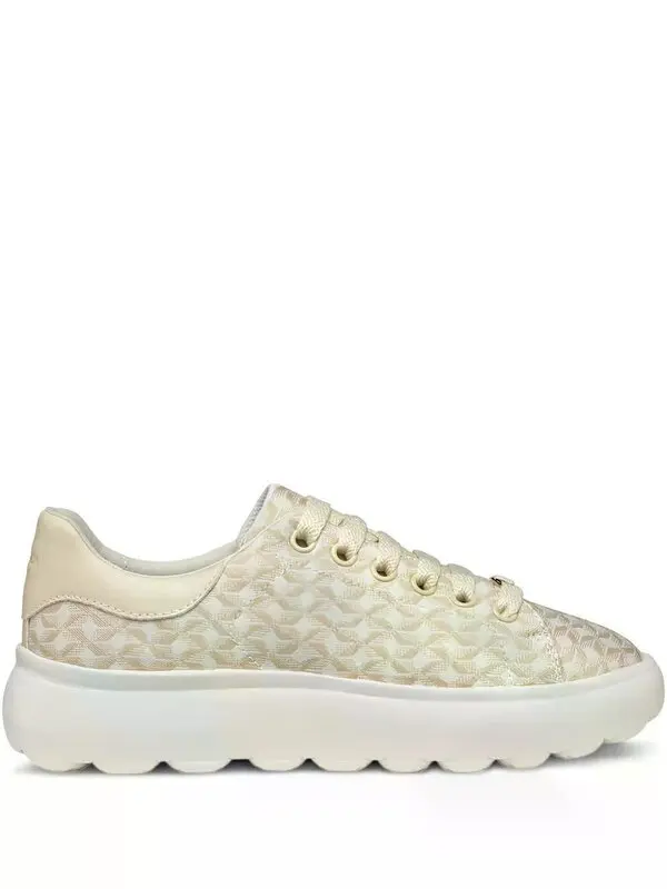 Geox Spherica Patterned Platform Sneakers