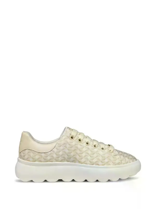 Geox Spherica Patterned Platform Sneakers