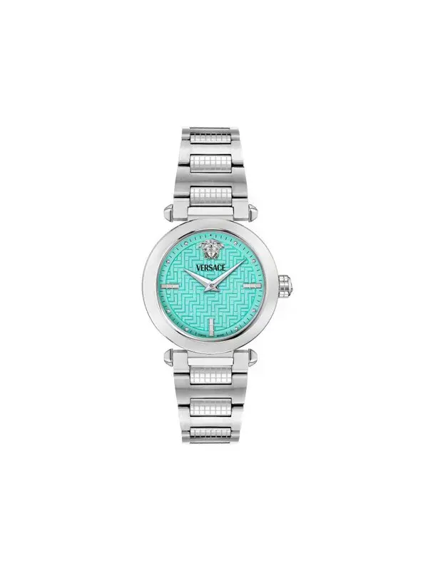 Versace Greek 35mm Watch - Silver