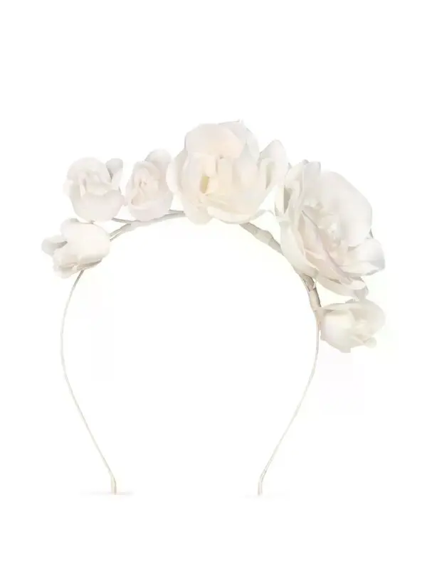 JENNIFER BEHR Floral-motif Headband - White