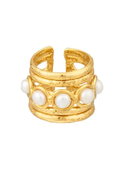 Sylvia Toledano Olympe Ring - White