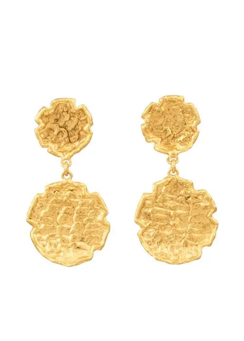 Sylvia Toledano Swan Drop Earrings - Gold
