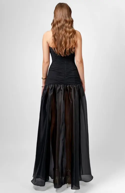 black tie wedding guest dress long sleeve Short Black Homecoming Dress with Sheer Glitter Corset– PromGirl