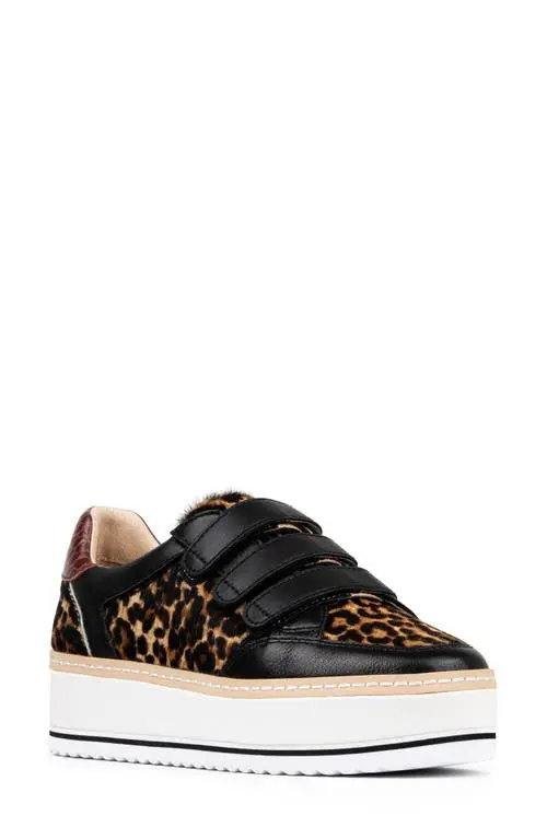 DONALD PLINER Platform Sneakers - Black Multi