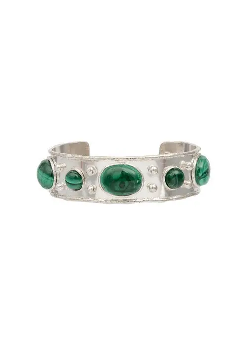 Sylvia Toledano Byzantin Bracelet - Silver/ Green