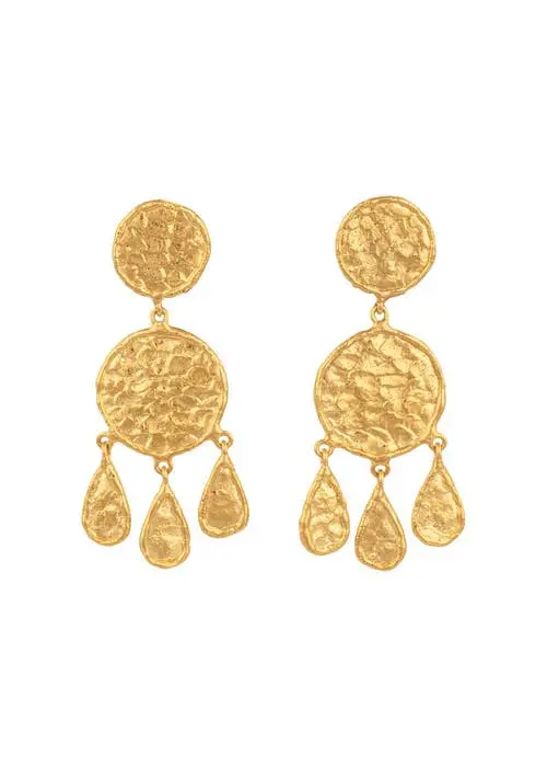 Sylvia Toledano Swanee Clip-on Earrings - Gold