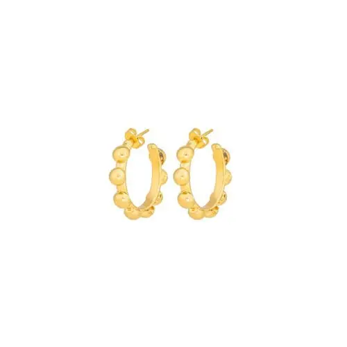 Sylvia Toledano Mini Creole Hoop Earrings - Gold