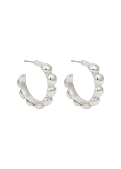 Sylvia Toledano Mini Creole Hoop Earrings - Silver