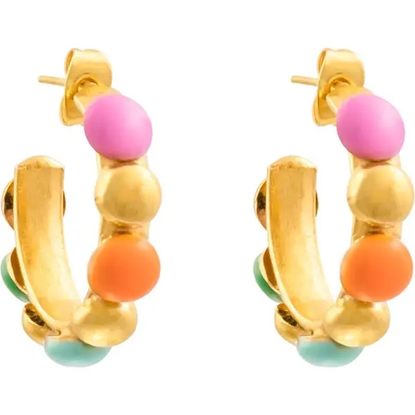 Sylvia Toledano Mini Creole Earrings - Multi