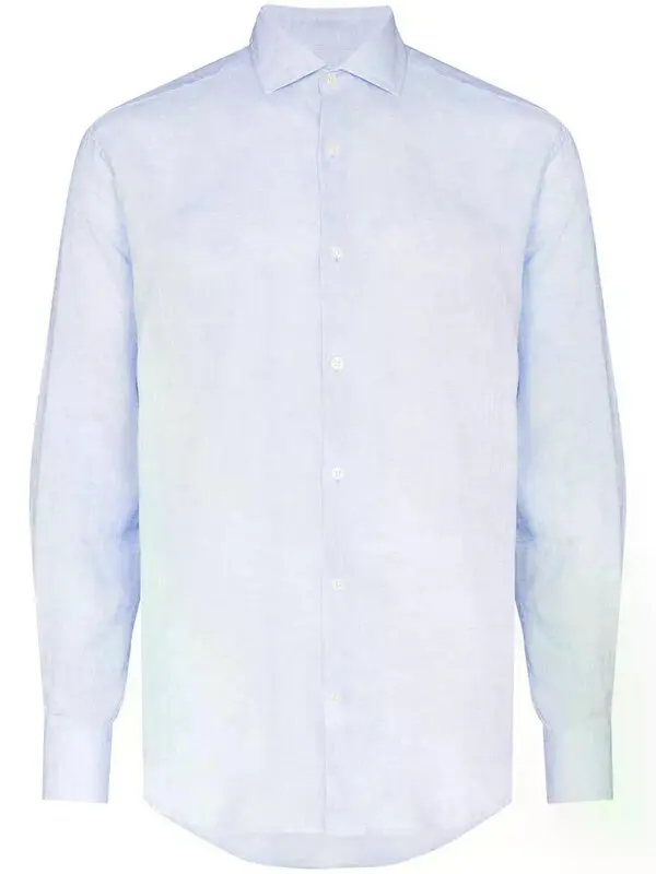 Frescobol Carioca Linen Shirt - Blue
