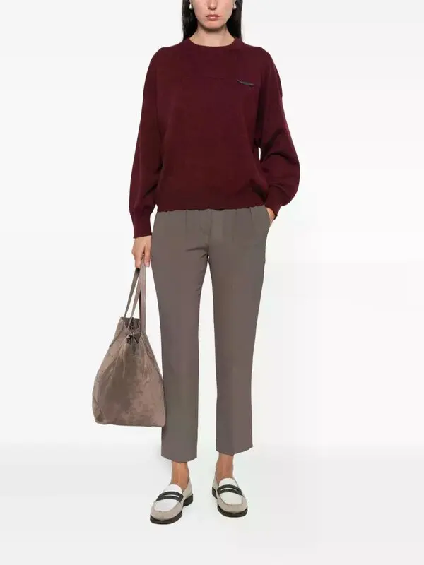 Brunello Cucinelli Monili Chain-embellished Jumper