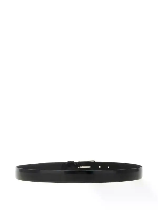 ZERBINI CLAUDIO Leather Belt - Black