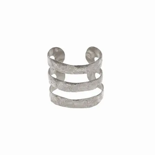 Sylvia Toledano Bianca Cuff Plated Brass - Silver