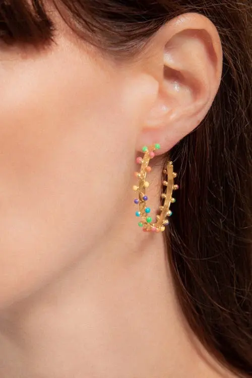 Sylvia Toledano Gipsy Hoop Earrings - Multi