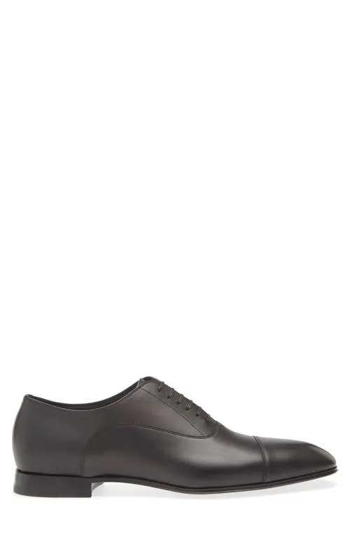 BOSS Quillon Leather Oxford - Black