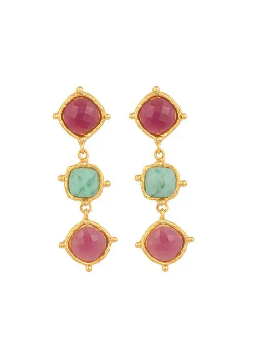 Sylvia Toledano Medicis Clip-on Earrings - Pink