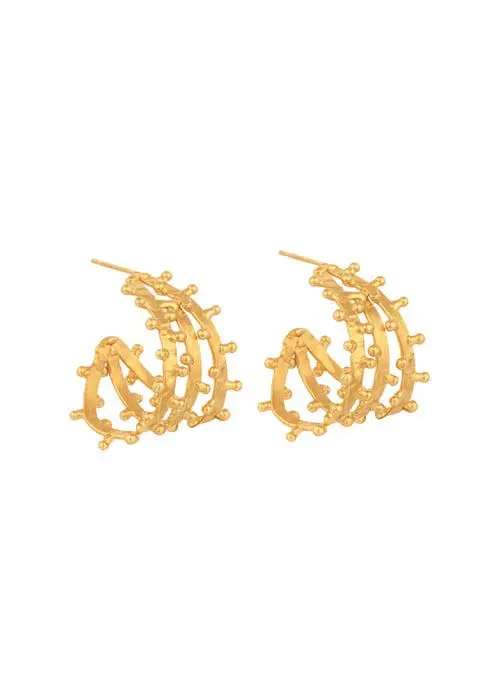 Sylvia Toledano Hoop Earrings - Gold