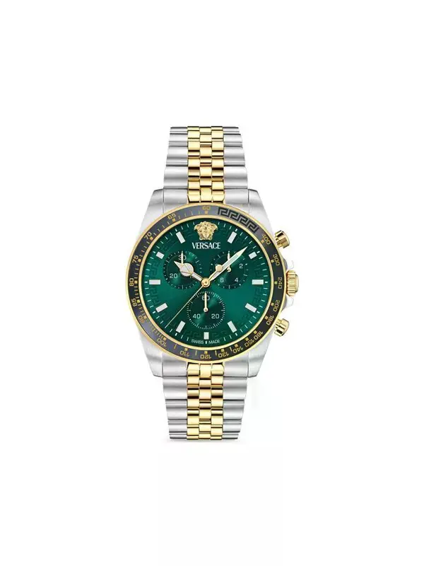 Versace Greca Chrono 43mm - Green