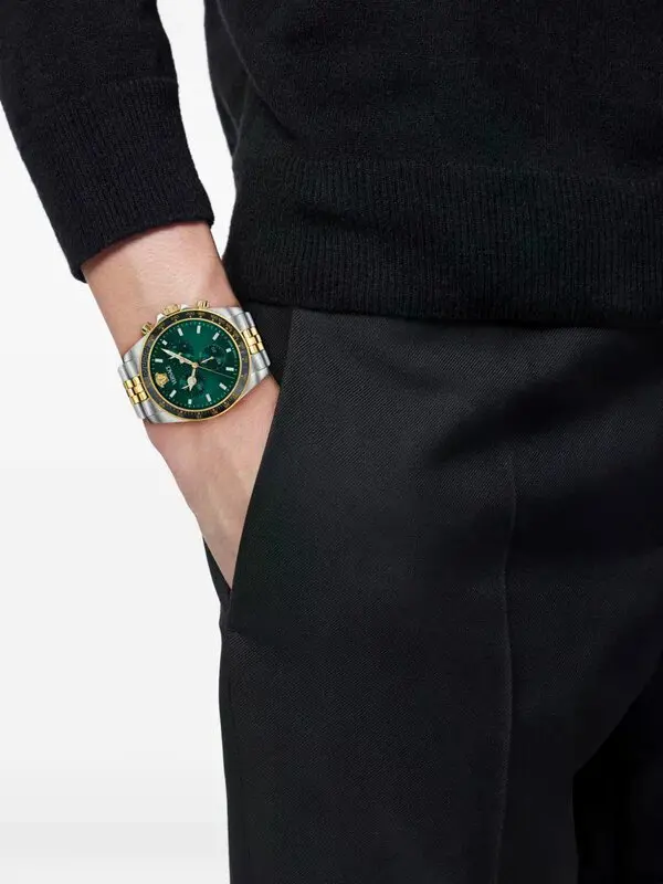 Versace Greca Chrono 43mm - Green