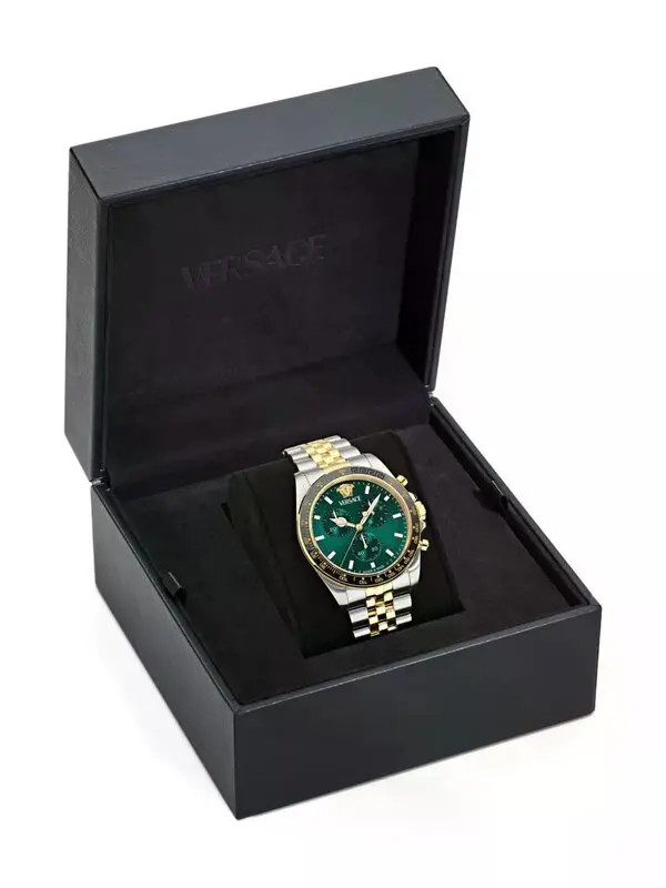 Versace Greca Chrono 43mm - Green