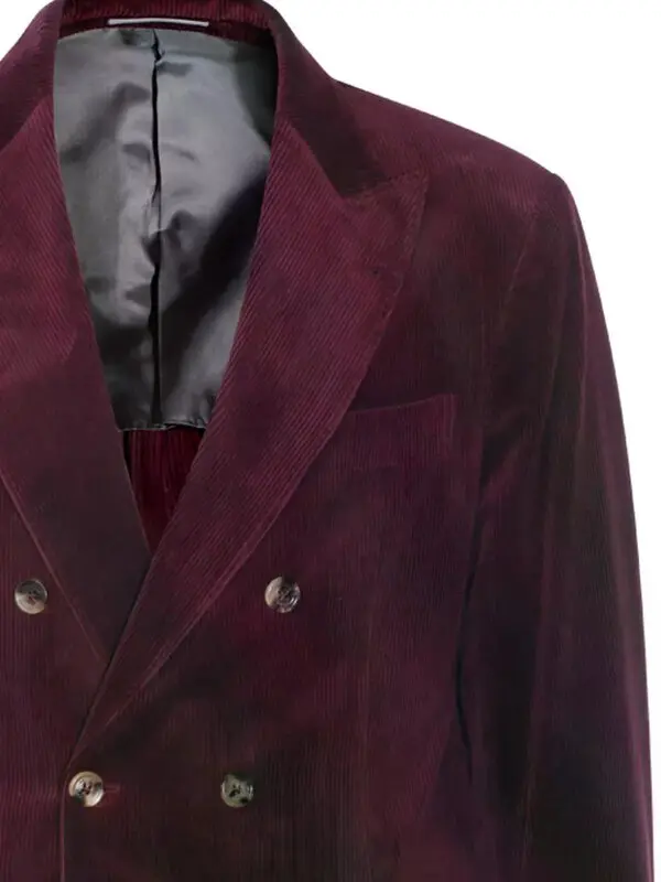 Brunello Cucinelli Corduroy Double-breasted Suit