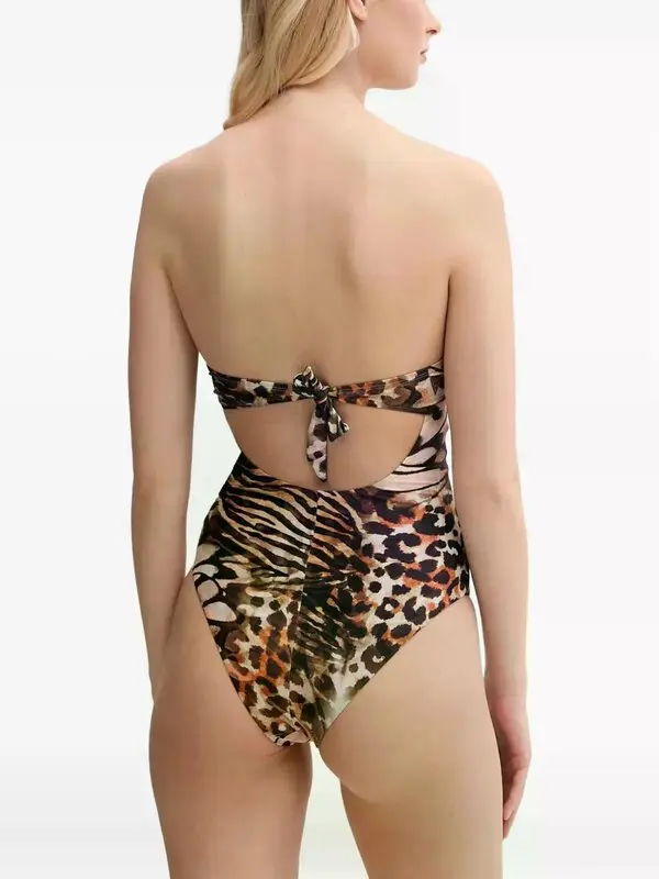 Guess Animal-print One Piece Swimsuit