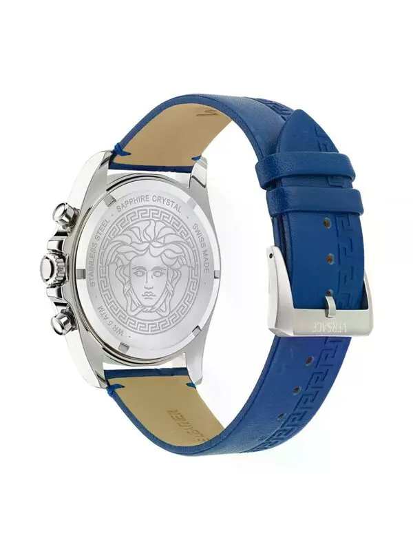 Versace Greca Chrono 43mm - Blue
