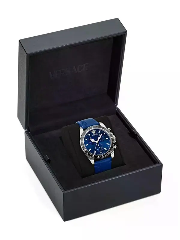 Versace Greca Chrono 43mm - Blue