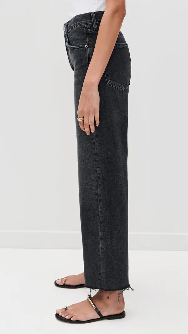 AGOLDE High-rise Wide Leg Jeans - Arcane