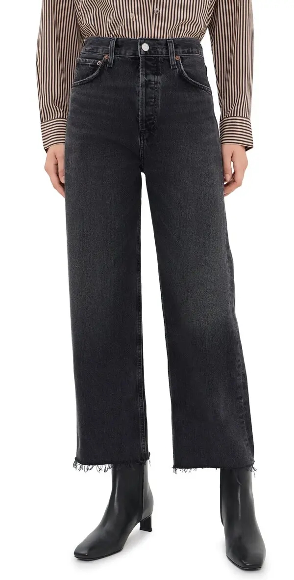 AGOLDE High-rise Wide Leg Jeans - Arcane