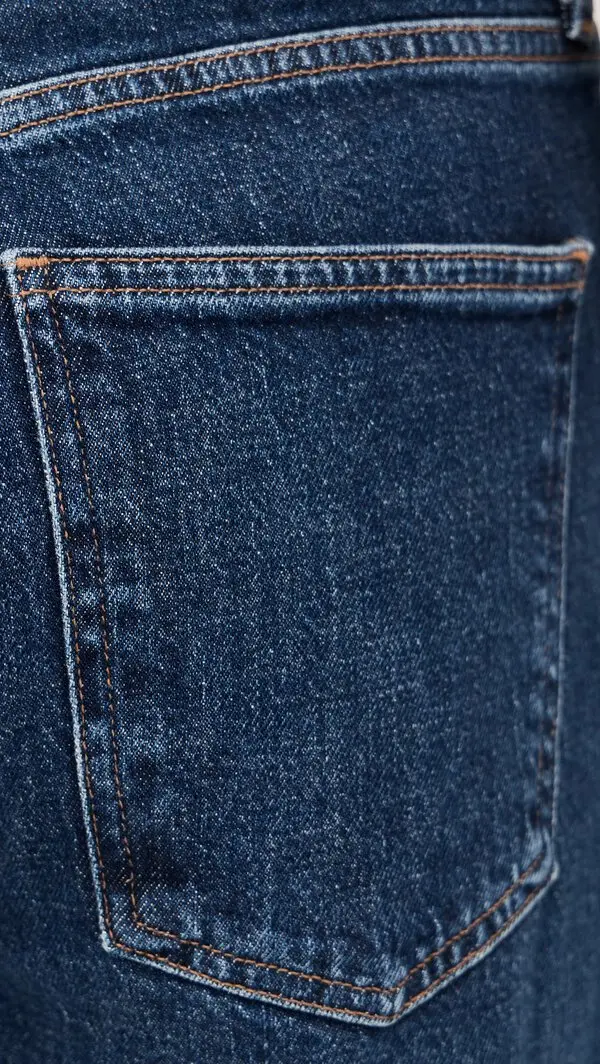 AGOLDE Harper Mid-rise Relaxed Straight Jeans - Echo