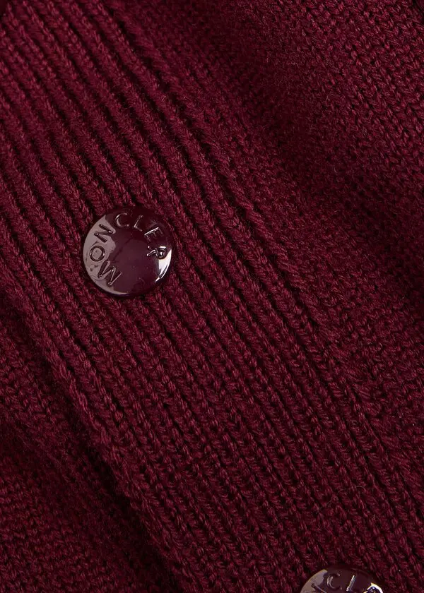 Moncler Appliquéd Wool Cardigan